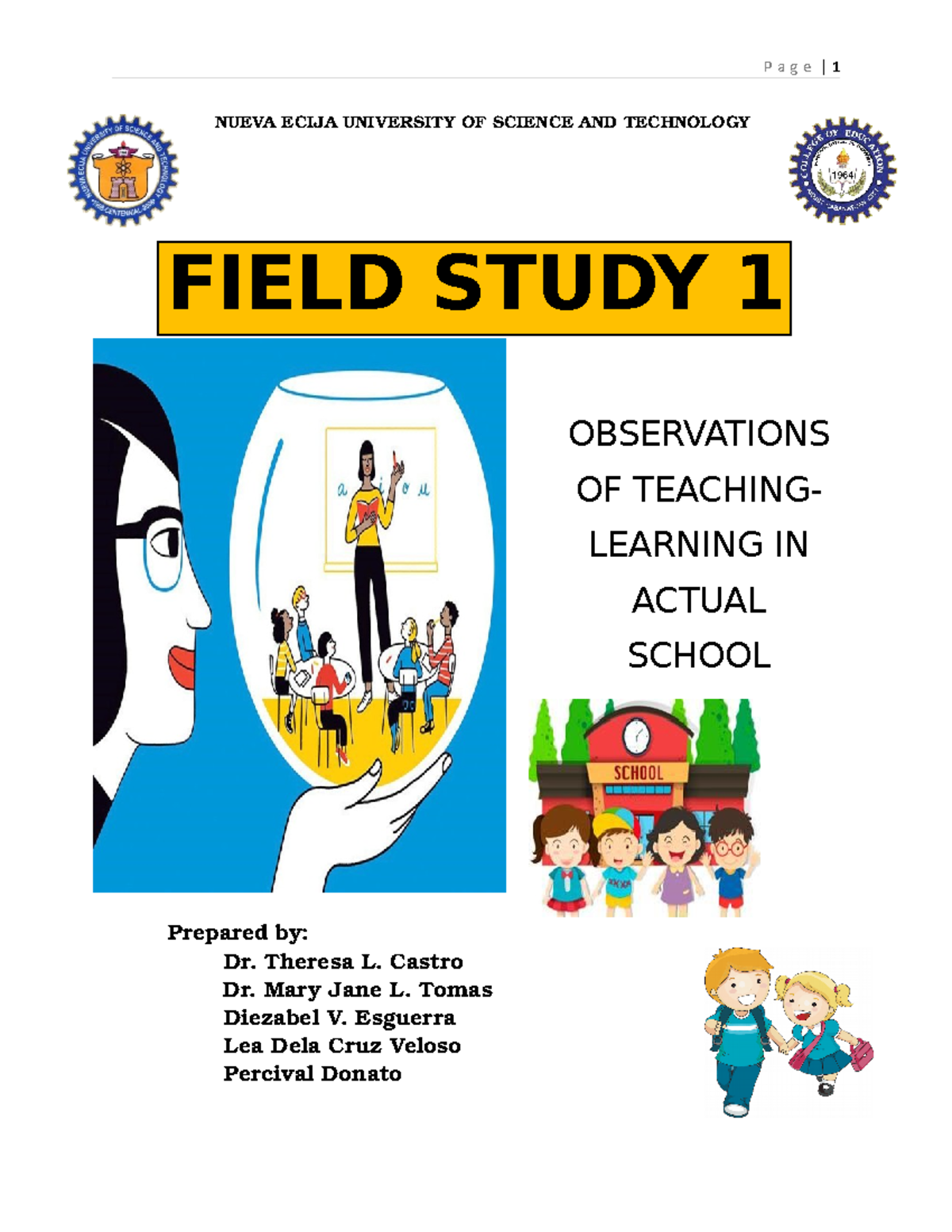 FS1 Episode 5 - Bachelor of Elementary Education - Studocu