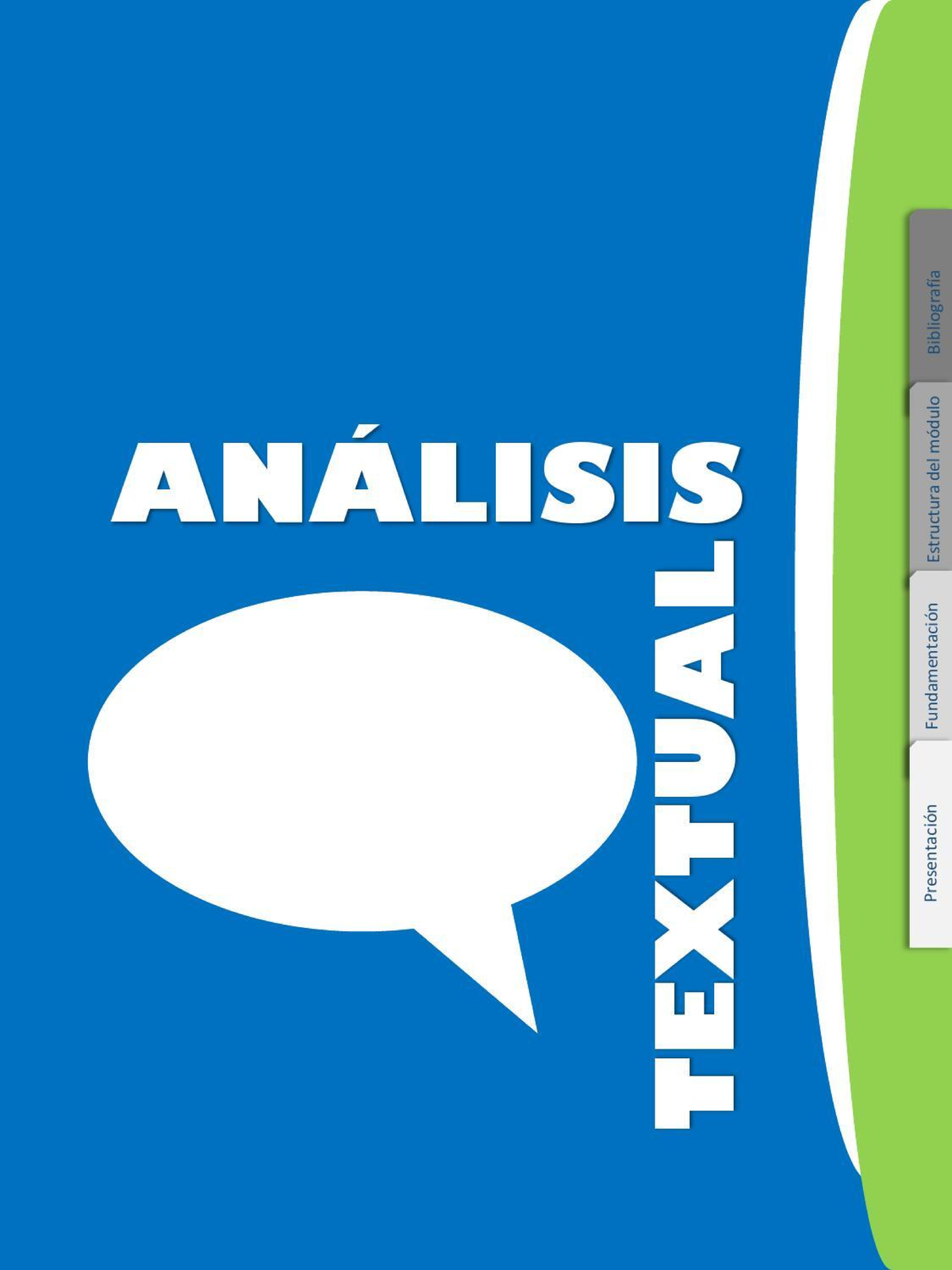 Cartilla de presentacion del modulo analisis textual - lingüística ...