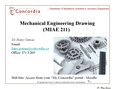 miae 211 - Concordia - mechanical drawing - Studocu