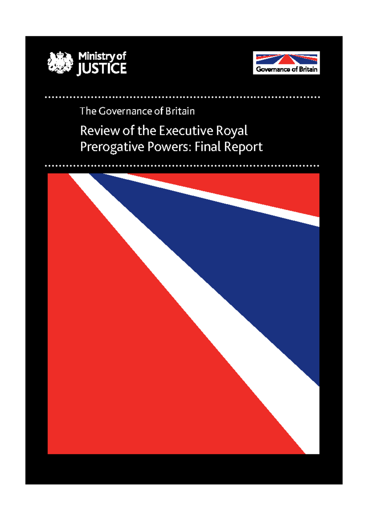 Review of the Executive Royal Prerogative Powers - - Studocu