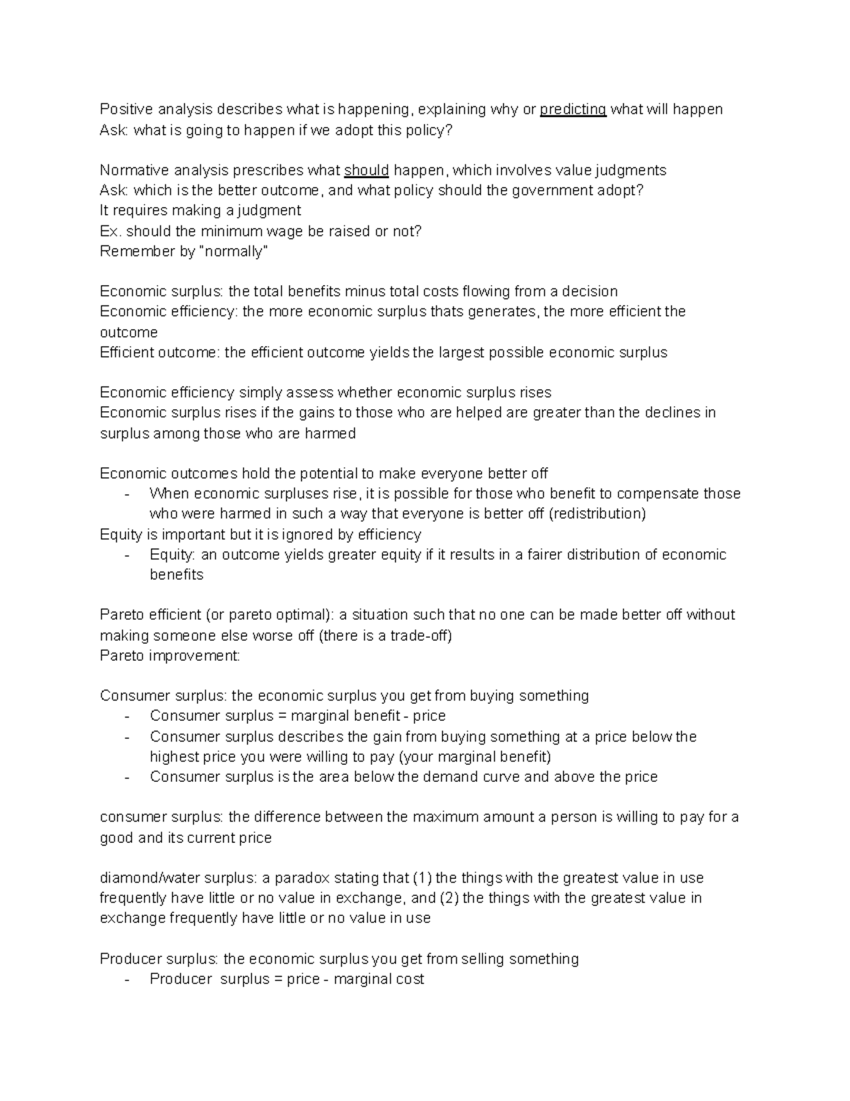 Econ - Prof. Steve Trost. Covers the last few lectures of the class ...