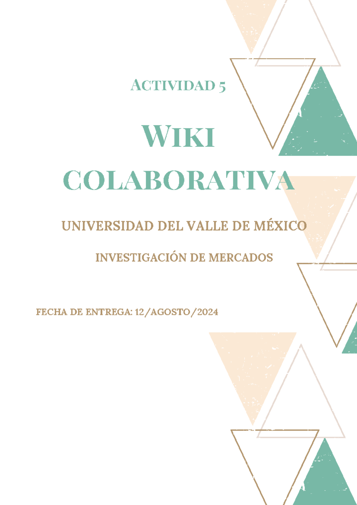 Actividad 5 Wiki - Establecer la definición, características y 1 ...