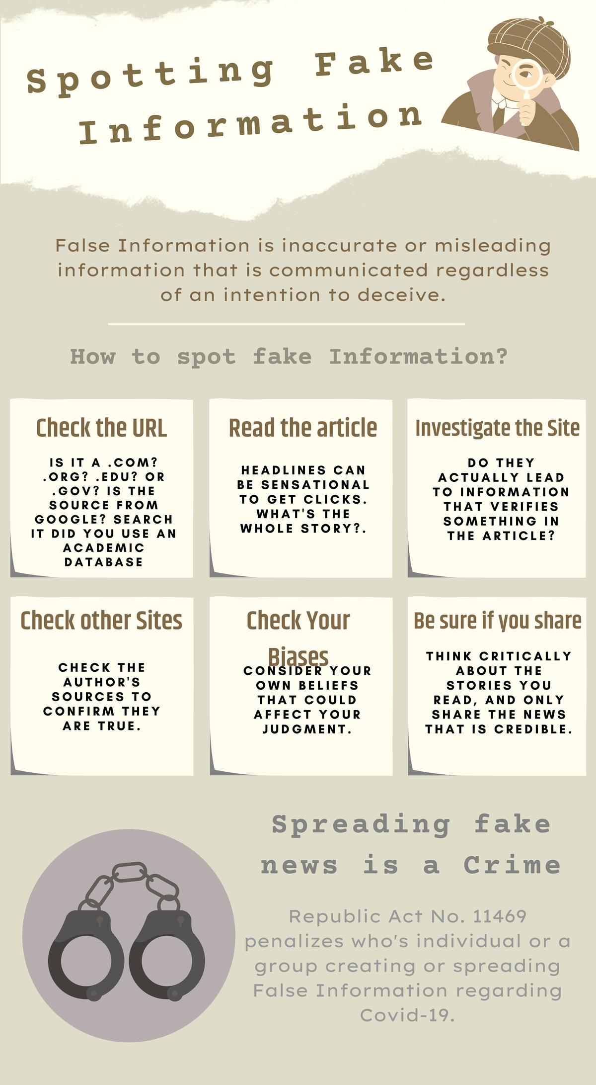 Information technology: Infographics Activity no.1 - S p o t t i n g F ...