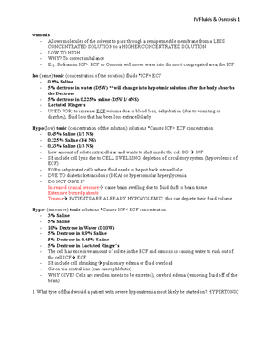 Concept Map - Fluid and Electrolytes - Clinical Manifestations Nursing ...