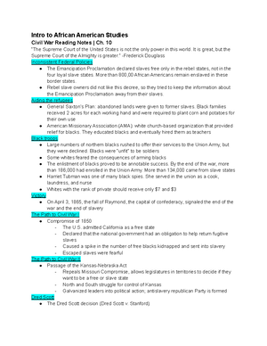 Intro to AA Studies- Black politicians during reconstruction - Intro to ...