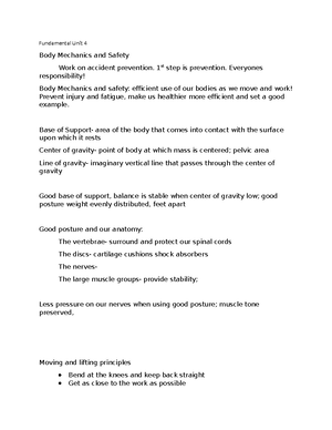 Anatomy and Physiology unit 5 - A&P unit 5 Describe the organization ...