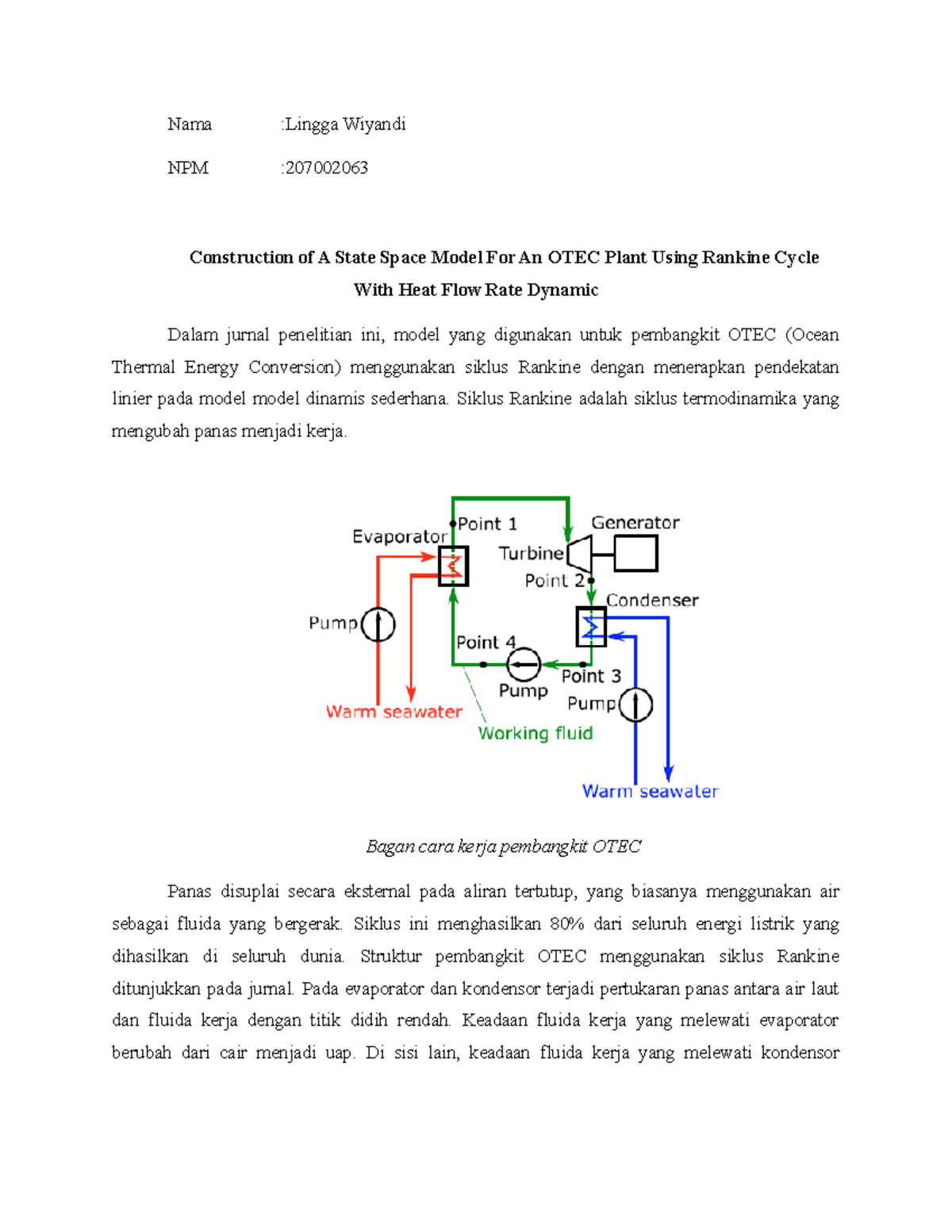 2007 002063 Lingga Wiyandi Construction of A State Space Model For An ...