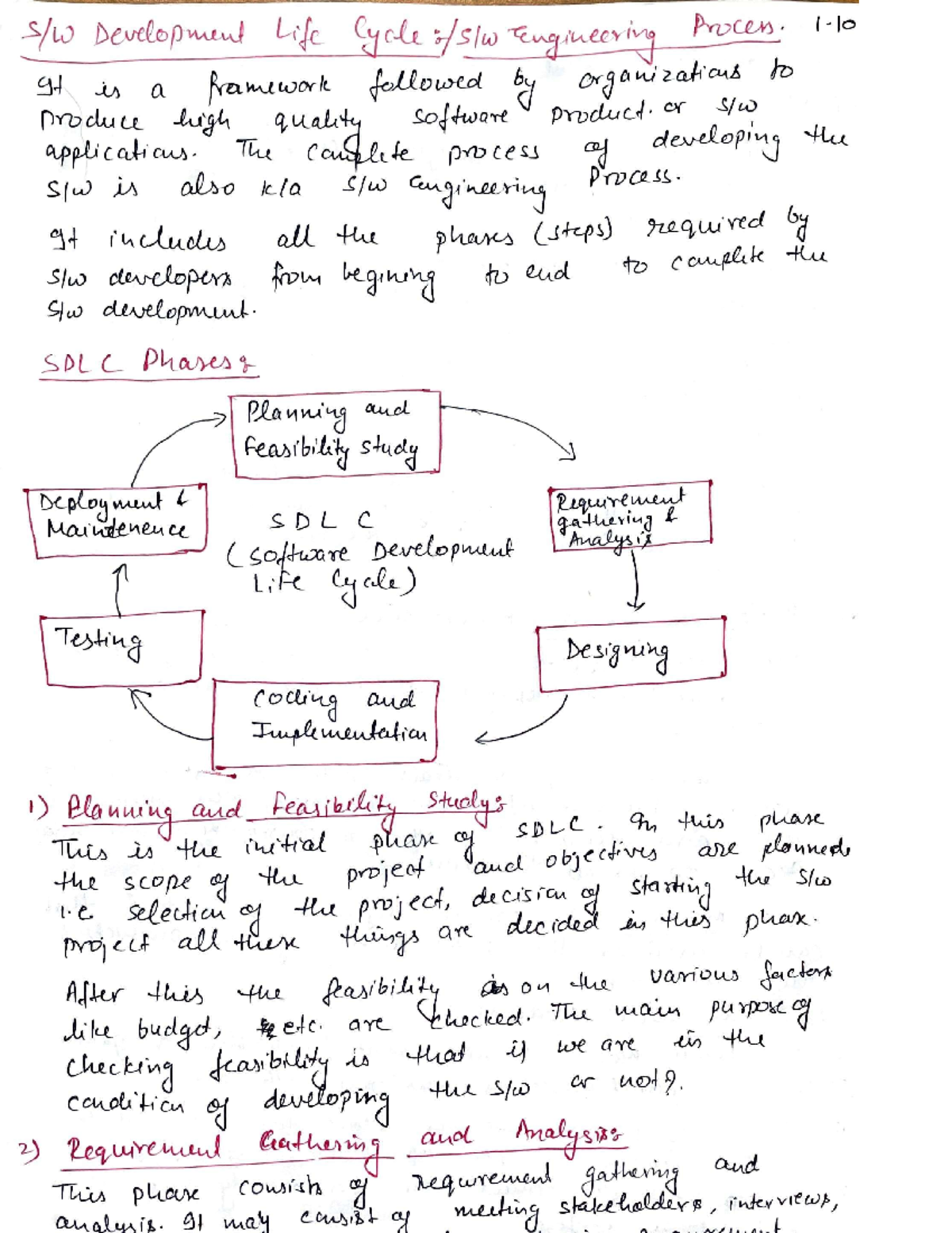 SE Models - B.tech - Studocu