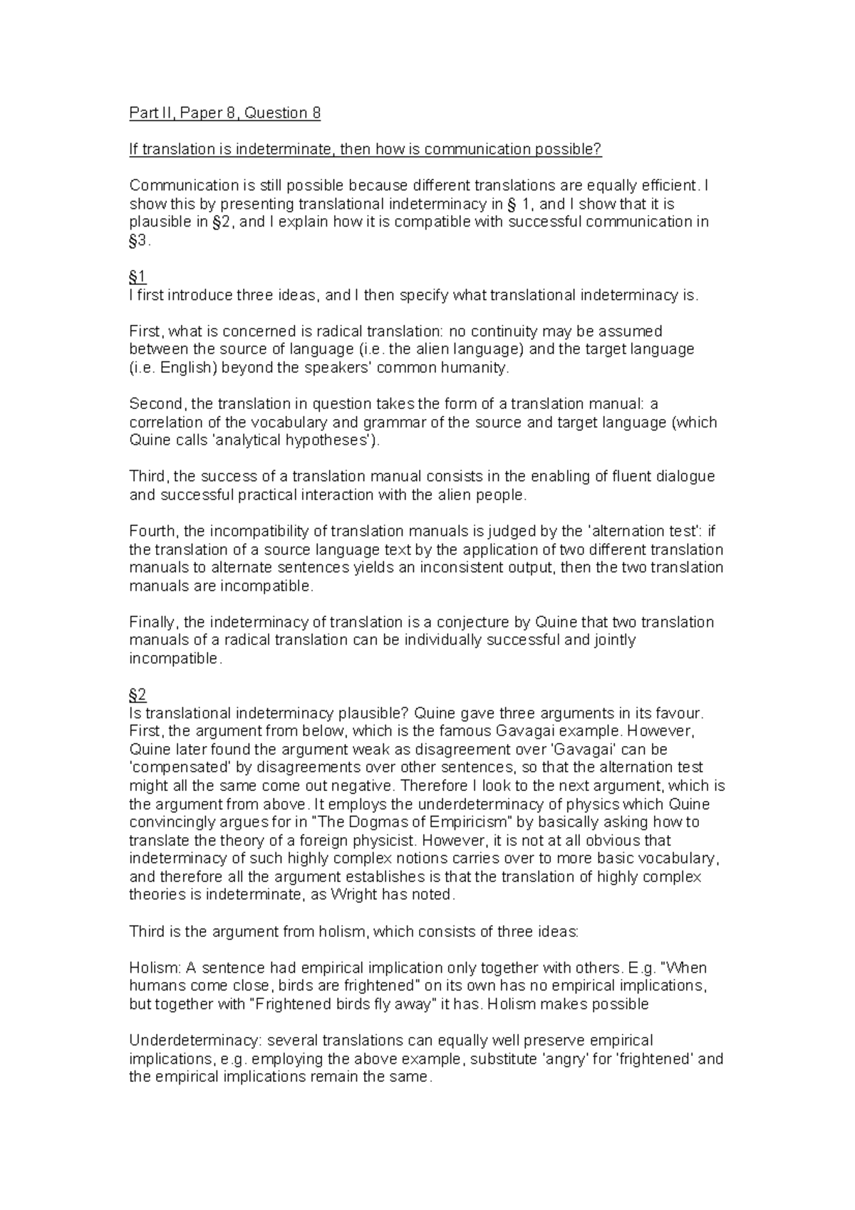 Copy of Part II Paper 8 1 - Xhvvfhy - Part II, Paper 8, Question 8 If ...