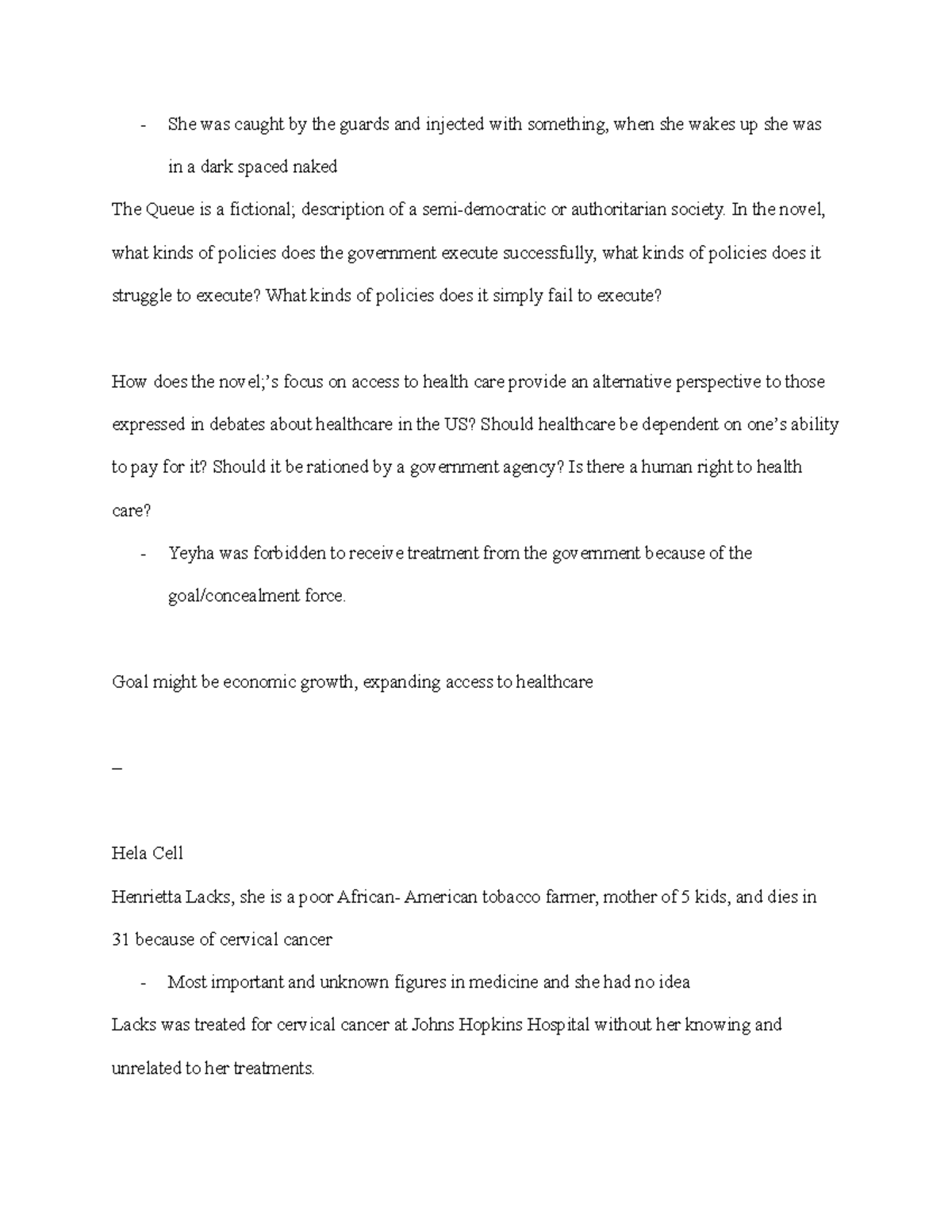 PLS 105: Introduction to Human Rights Learning Module 5 Notes Part 2 ...