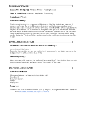 C909 Task 1 - Task 1 - Direct Instruction Lesson Plan Template General Information Lesson Title ...