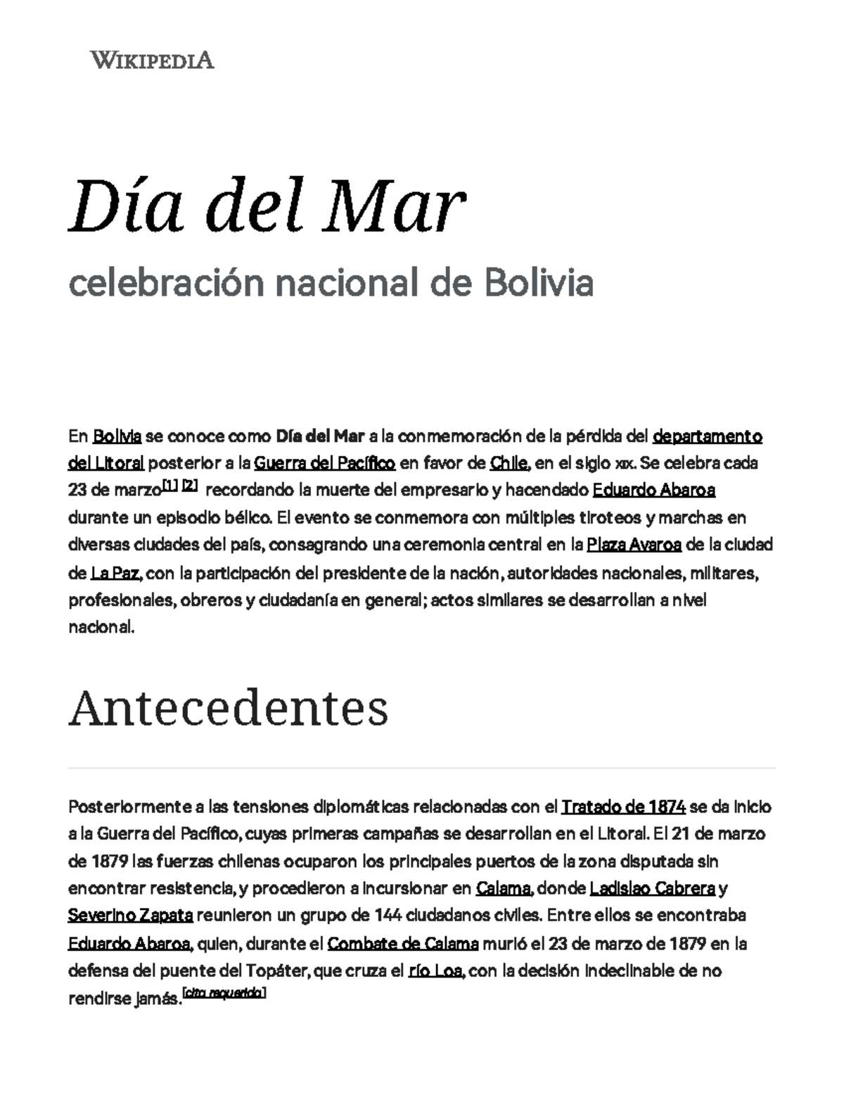 Día del Mar - Wikipedia, la enciclopedia libre - Día del Mar ...