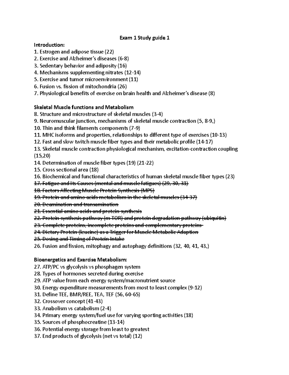 Exam 1 Study Guide (9)(1) - KIN 4123 - UTSA - Studocu