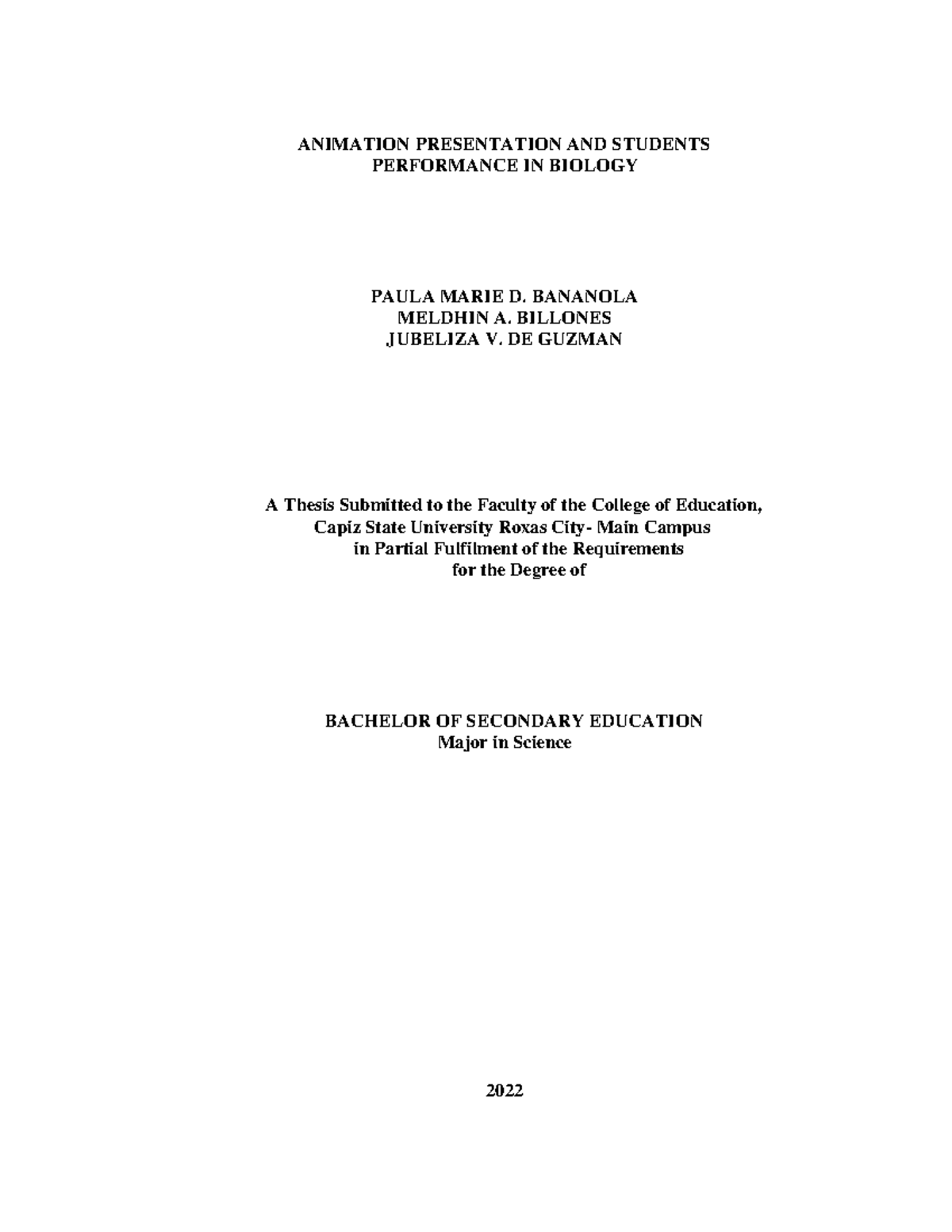 Group 6- Aimrad- Final - Action research study - ANIMATION PRESENTATION ...