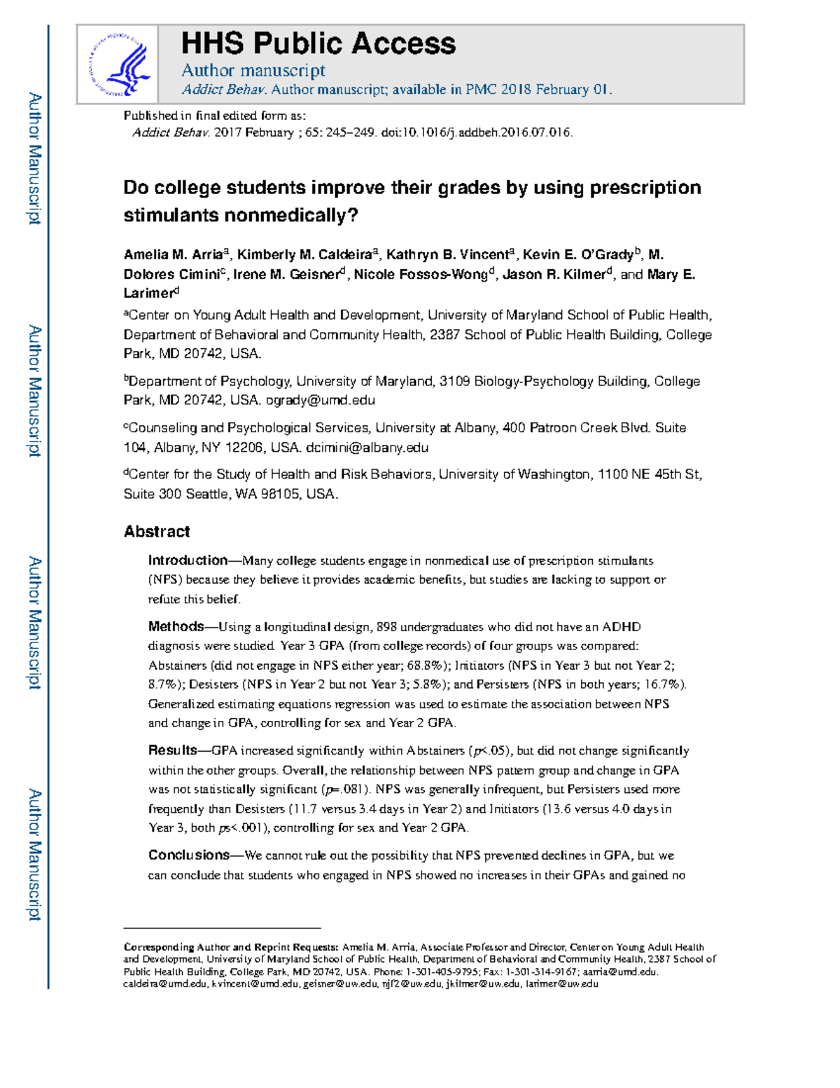 Do students perform better academically on stimulants? - Do college ...