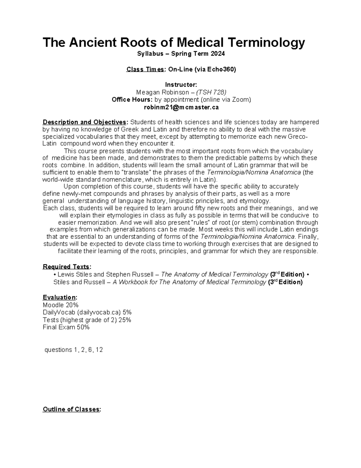 The Ancient Roots of Medical Terminology - The Ancient Roots of Medical ...