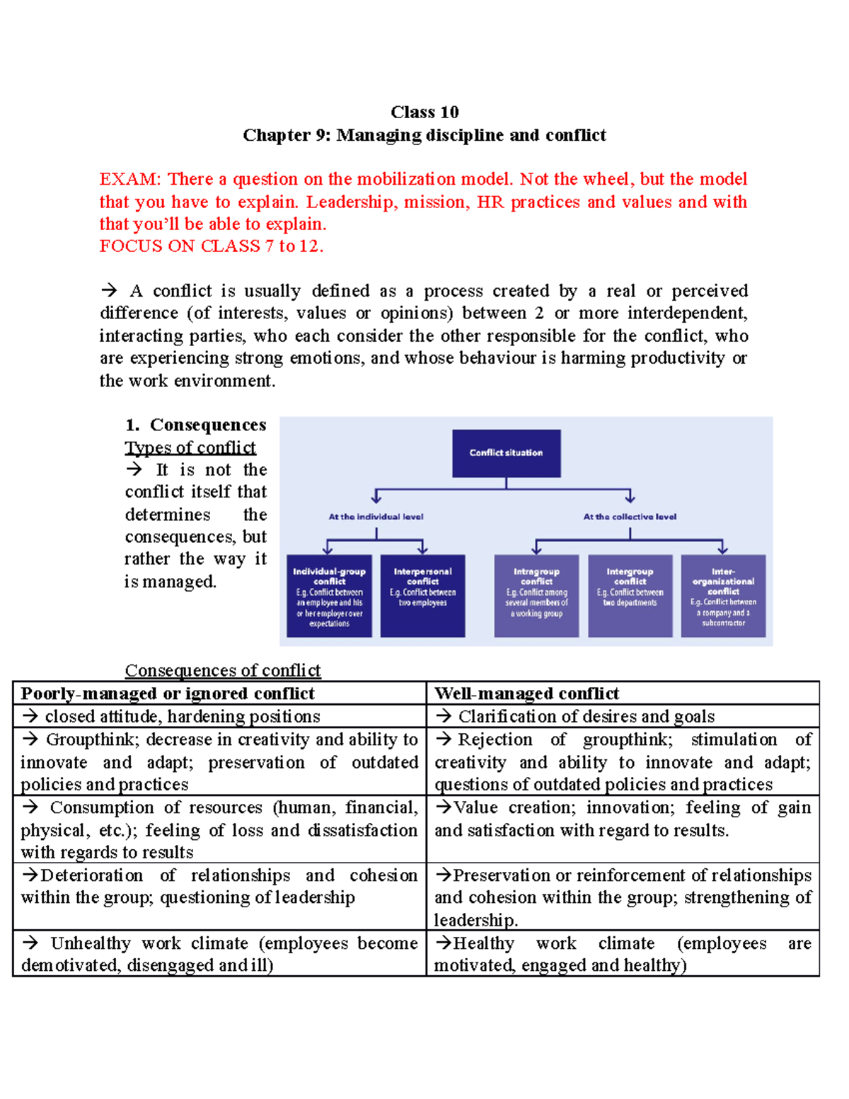 Class 10 - Detailed summary with questions and answers - On Your Mark ...
