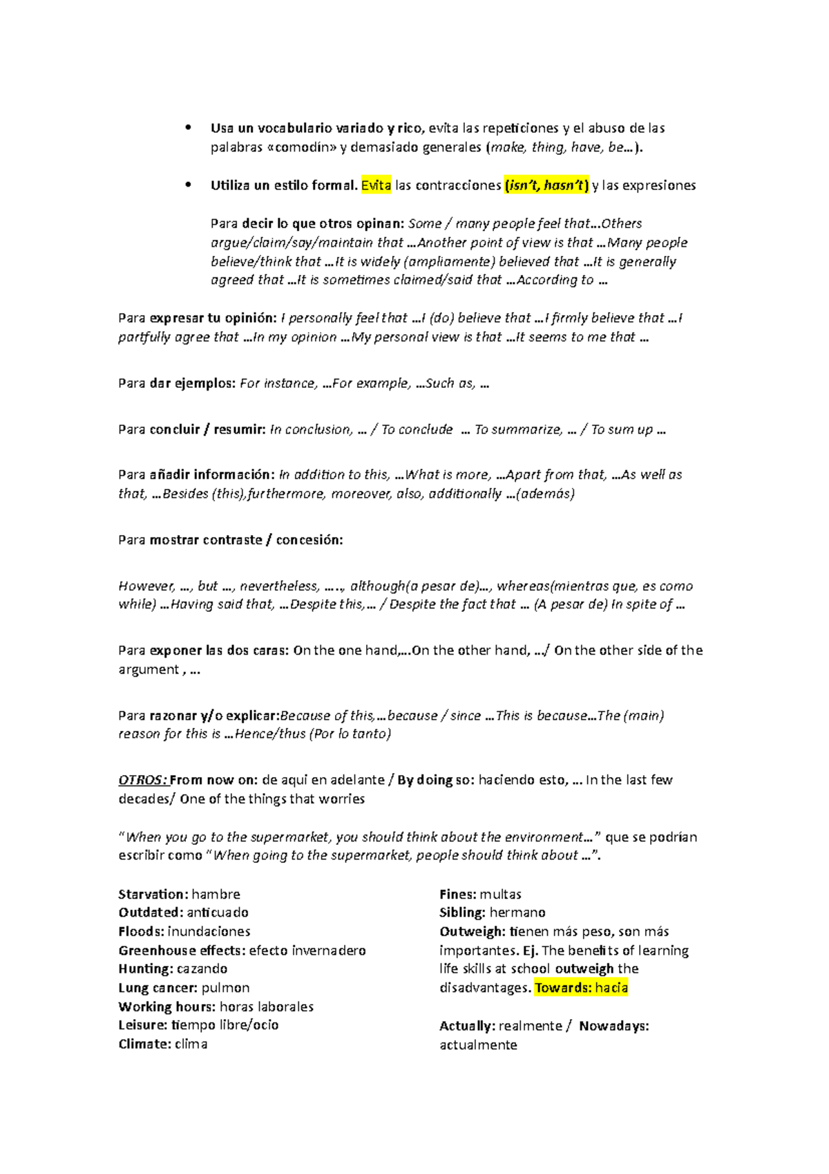 PS B2 ingles - Examen B2.2 UOC - Usa un vocabulario variado y rico ...