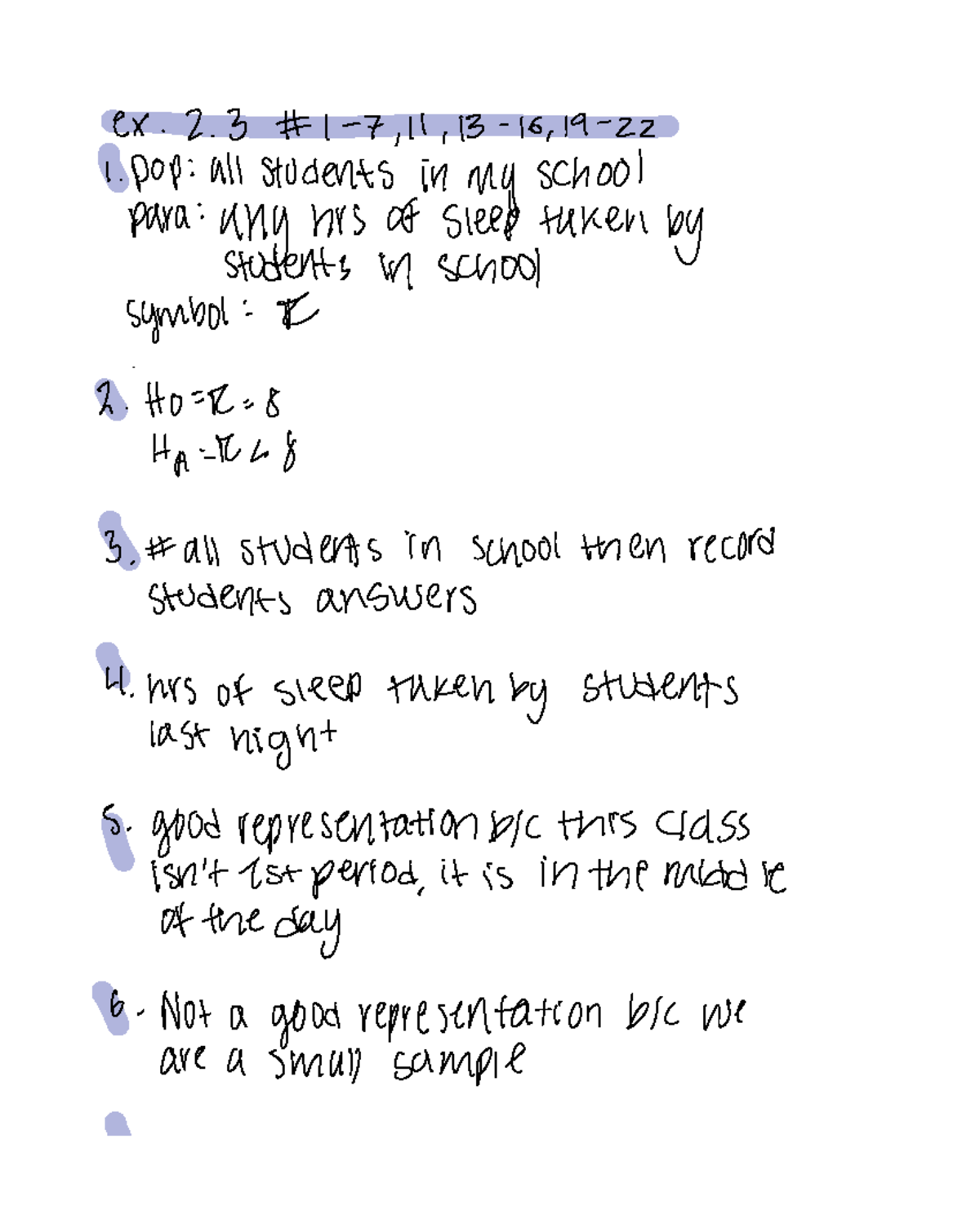 2.3 hw - chapter 23 homework - ex 2 3 1 7 11 13 16 19 pop all students ...