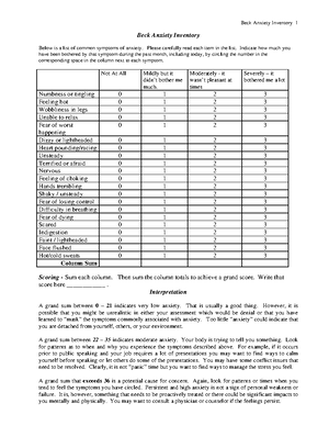 BDD-Questionnaire - Practical - BODY DYSMORPHIC DISORDER (BDD ...
