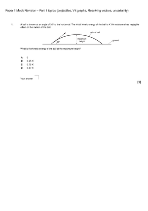 4 Forces in Action workbook - Physics Topics Forces in Action Name ...