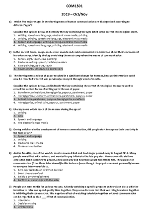 301 2023 4 b COM1501 - xxx - CMNALLE/ 3 01/ 4 / 2023 Tutorial Letter 3 ...