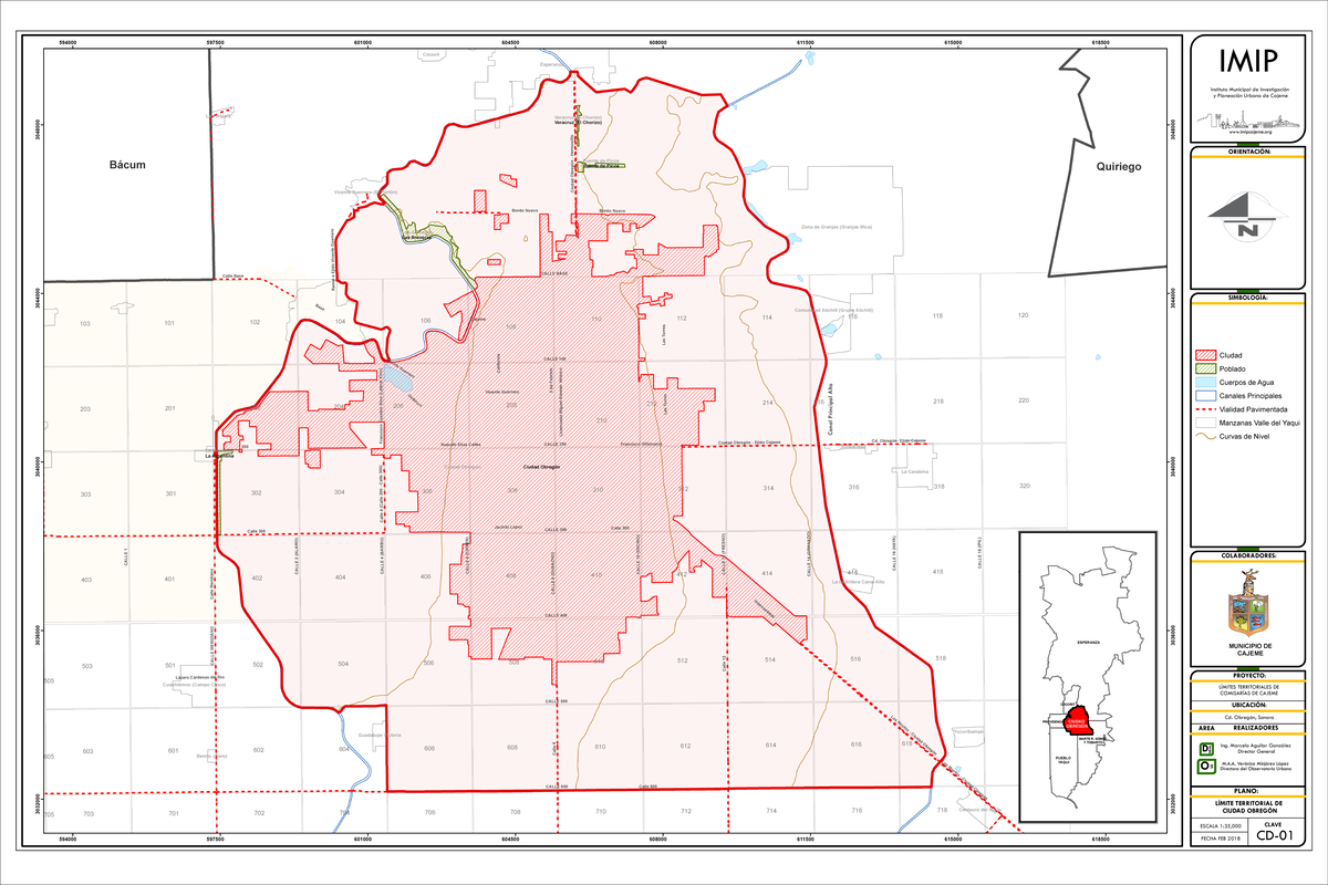 Cabecera Ciudad Obregon 2018 - Canal Principal Alto Ciudad ObregÛn Las ...