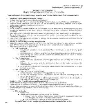 Reviewer Chapter 4 Theories OF Personality - Behavioral Approach to ...