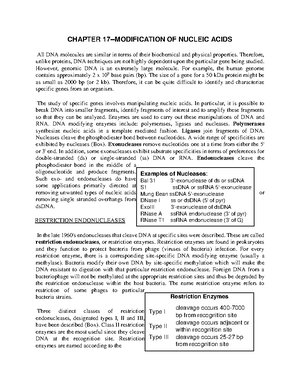Chapter 16- Nucleic ACID Structure AND Isolation - CHAPTER 16-NUCLEIC ...