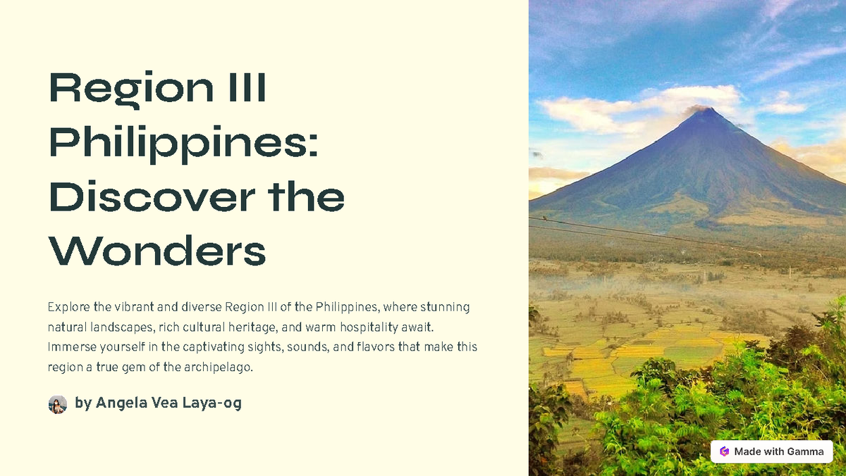 Region III Philippines Discover the Wonders - Region III Philippines ...