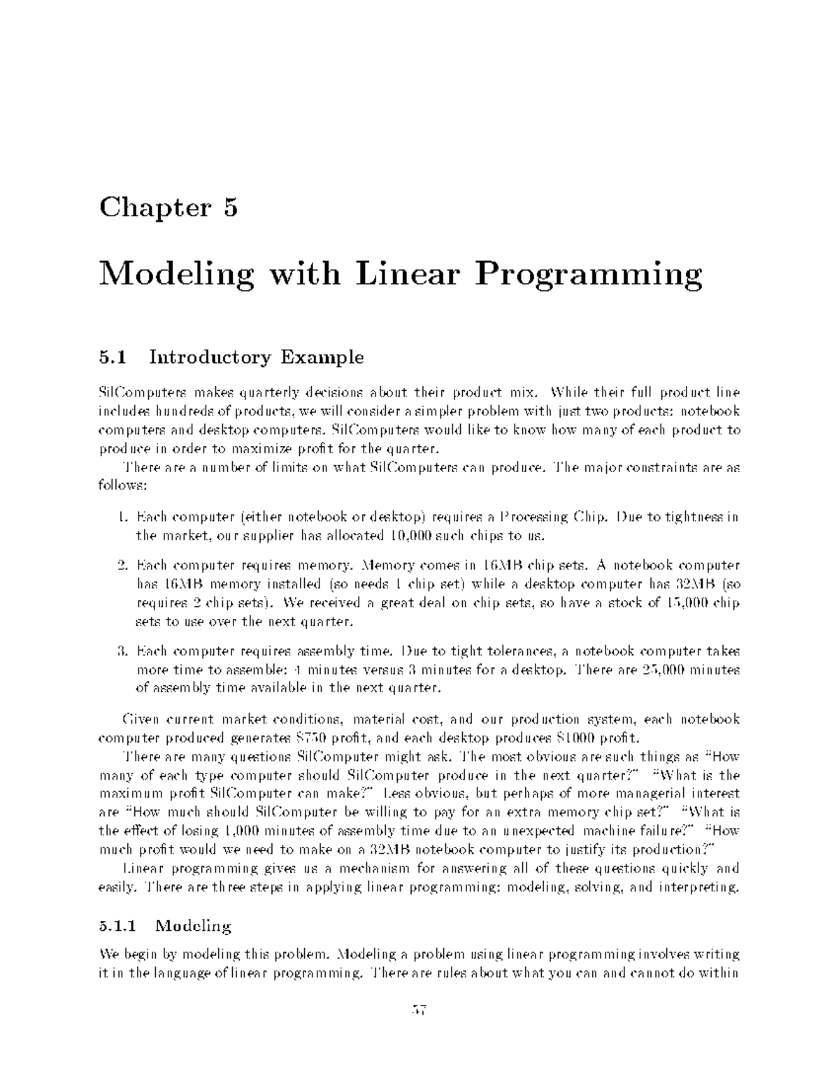 Modeling with Linear Programming 68 Chapt - Chapter Modeling with ...