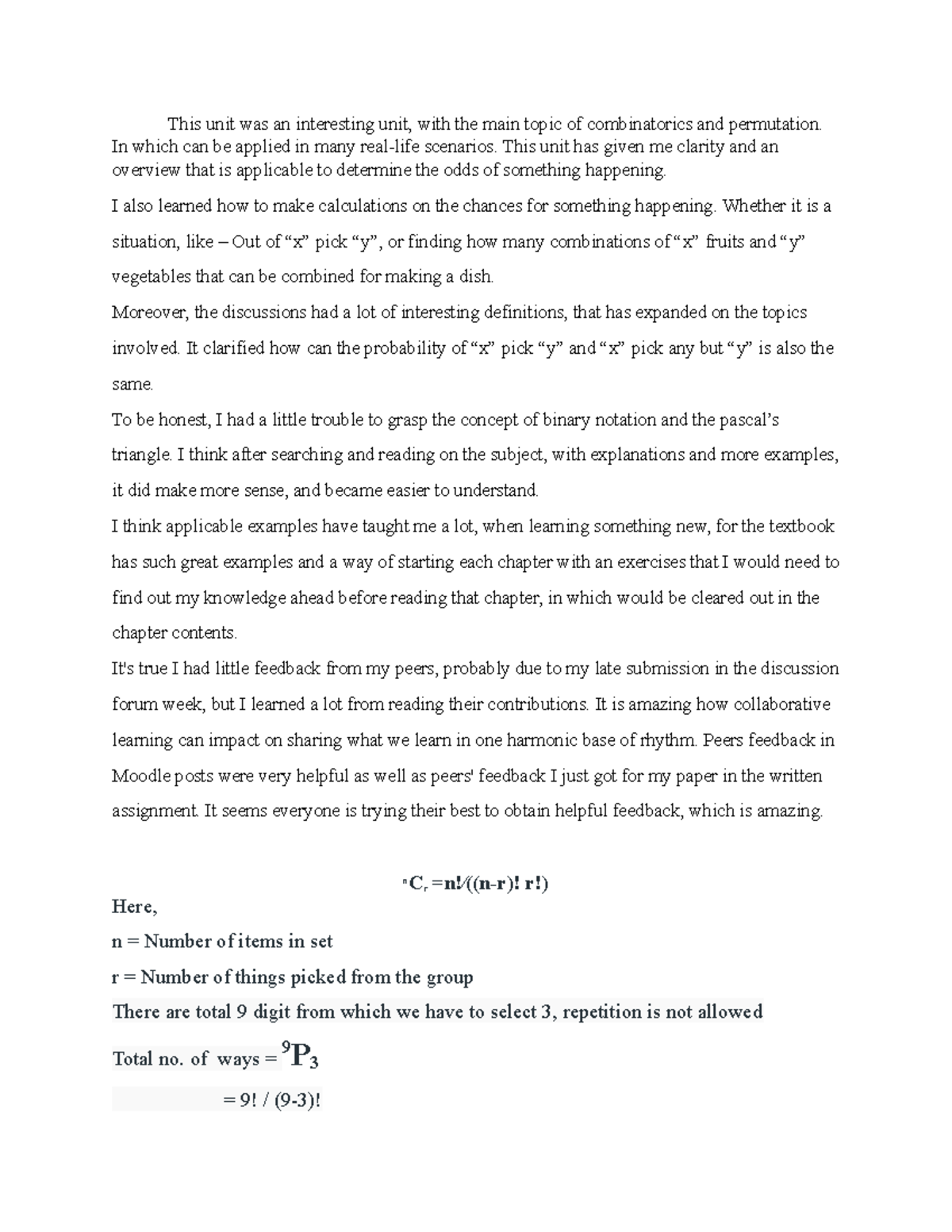 Learning Journal Unit 2 - This unit was an interesting unit, with the main topic of ...