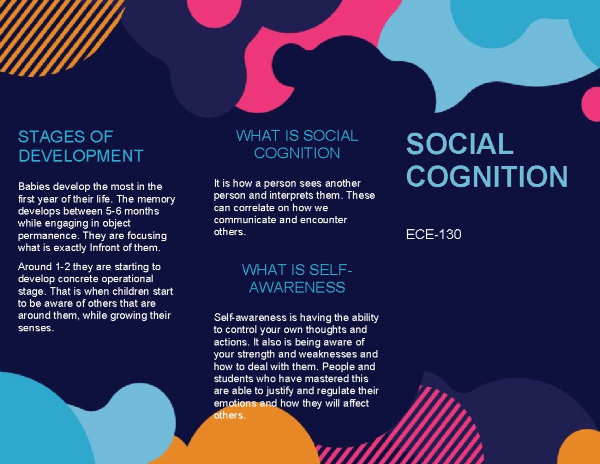Ece-130-social cognition^ - STAGES OF DEVELOPMENT Babies develop the ...