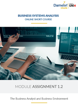 DO Business Systems Analysis Assignment 2 - Business Analysis and Stakeholder Management ...