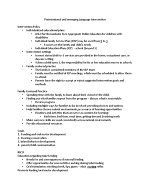 Developing Language considerations - Developing Language Developing ...