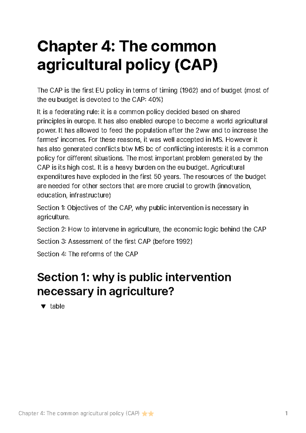 Chapter 4 The common agricultural policy (CAP) - It has also enabled ...