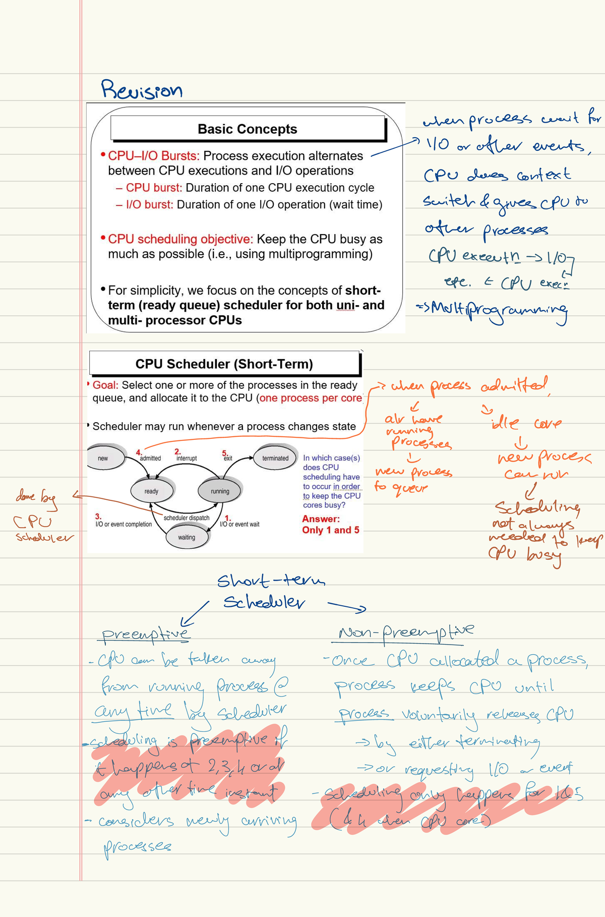 Process Scheduling - NIL - SC2107 - Studocu