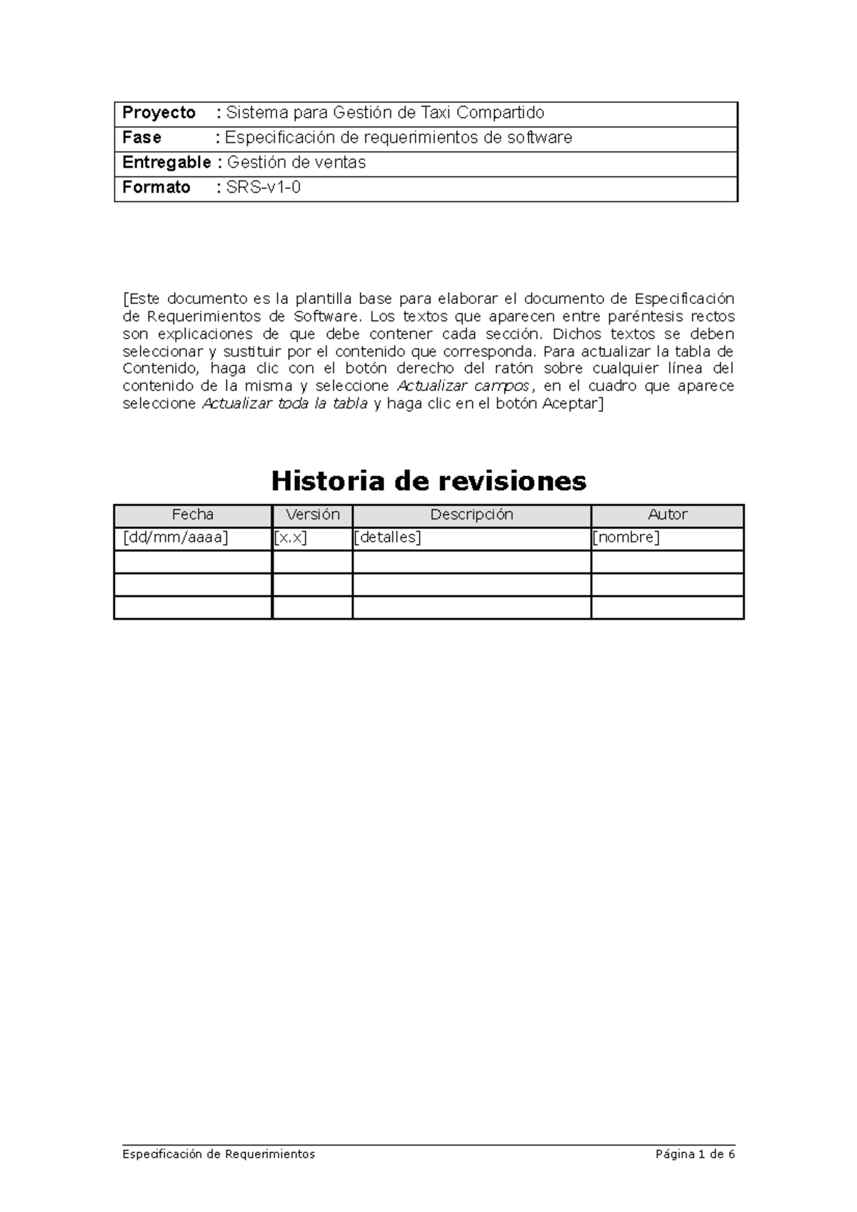 Requerimientos basicos para diagrama de clases. Se usará mucha ...