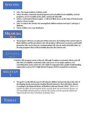 PHE 425 1-3 Final Project Milestone One - 1-3 Final Project Milestone ...