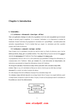 Echangeurs de chaleur - Cours - Chapitre I: Généralités sur les échangeurs de chaleur I ...