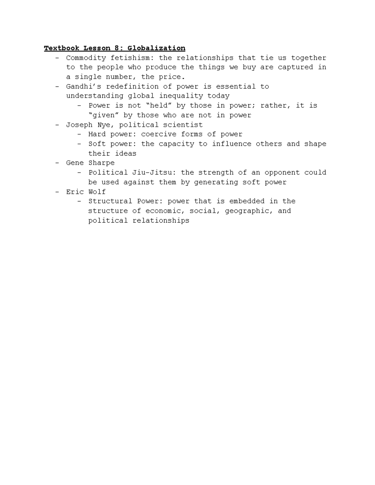 ANTH WEEK 6 - Prof. Lindsay Donaldson 8 Week Course - Textbook Lesson 8 ...