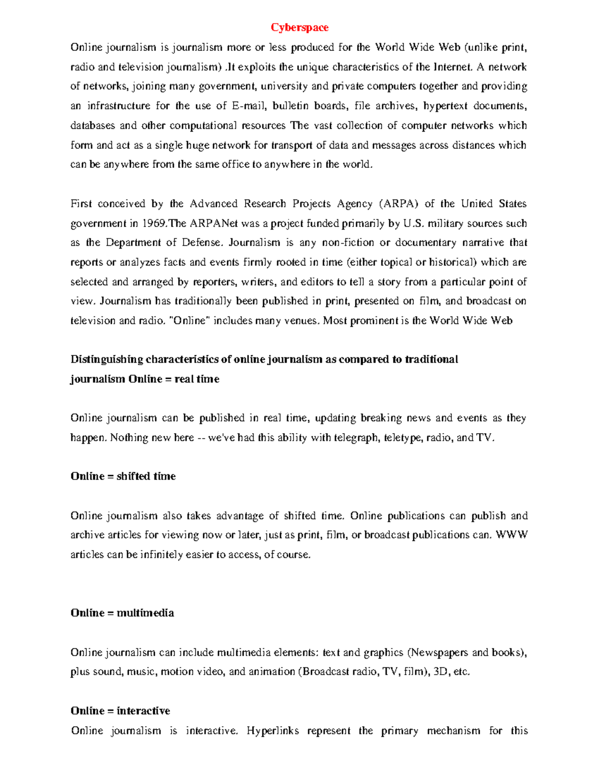 Ch01 Cyberspace - International-Marketing - Cyberspace Online ...