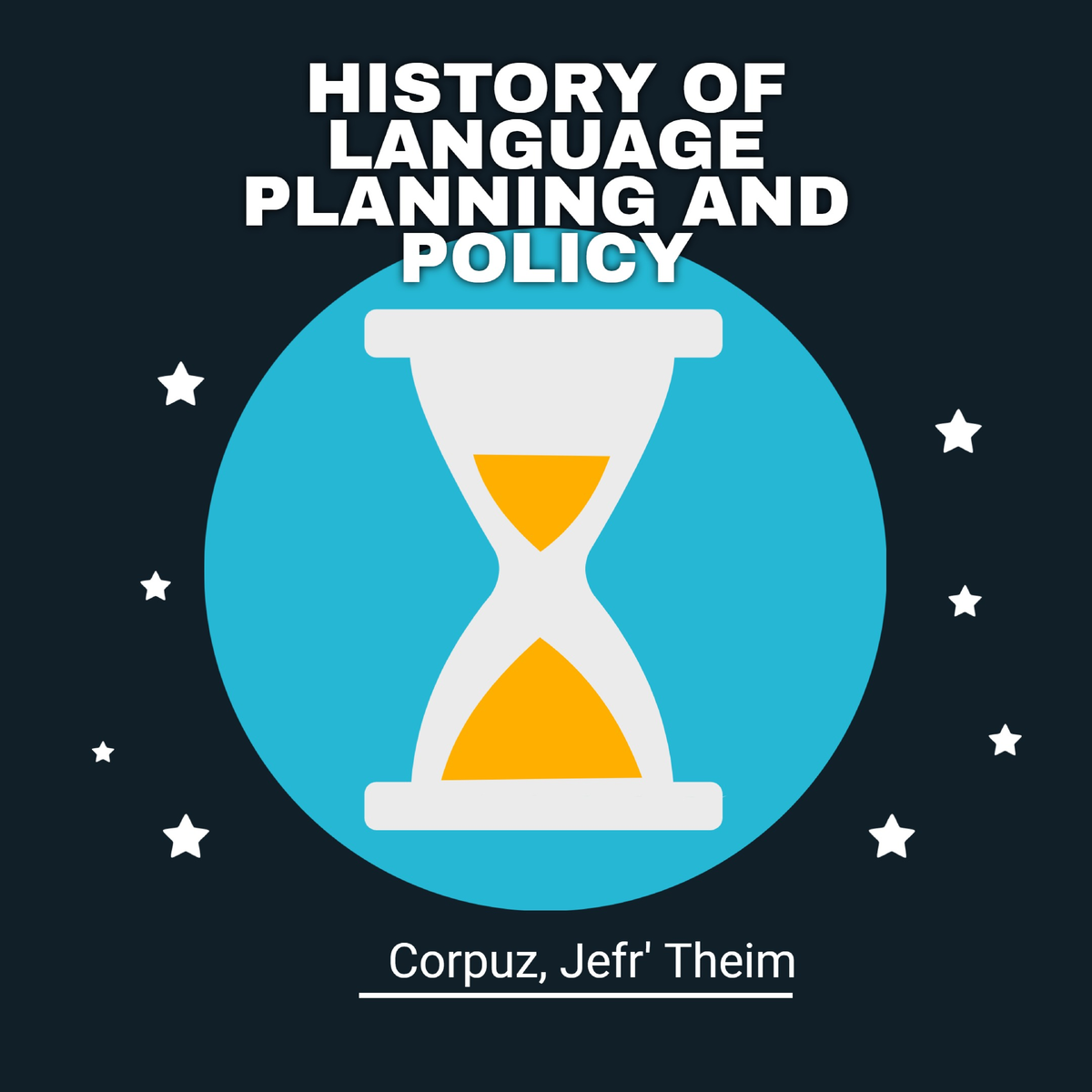 Corpuz, Jefr' Theim el107 History - BS Education - Studocu