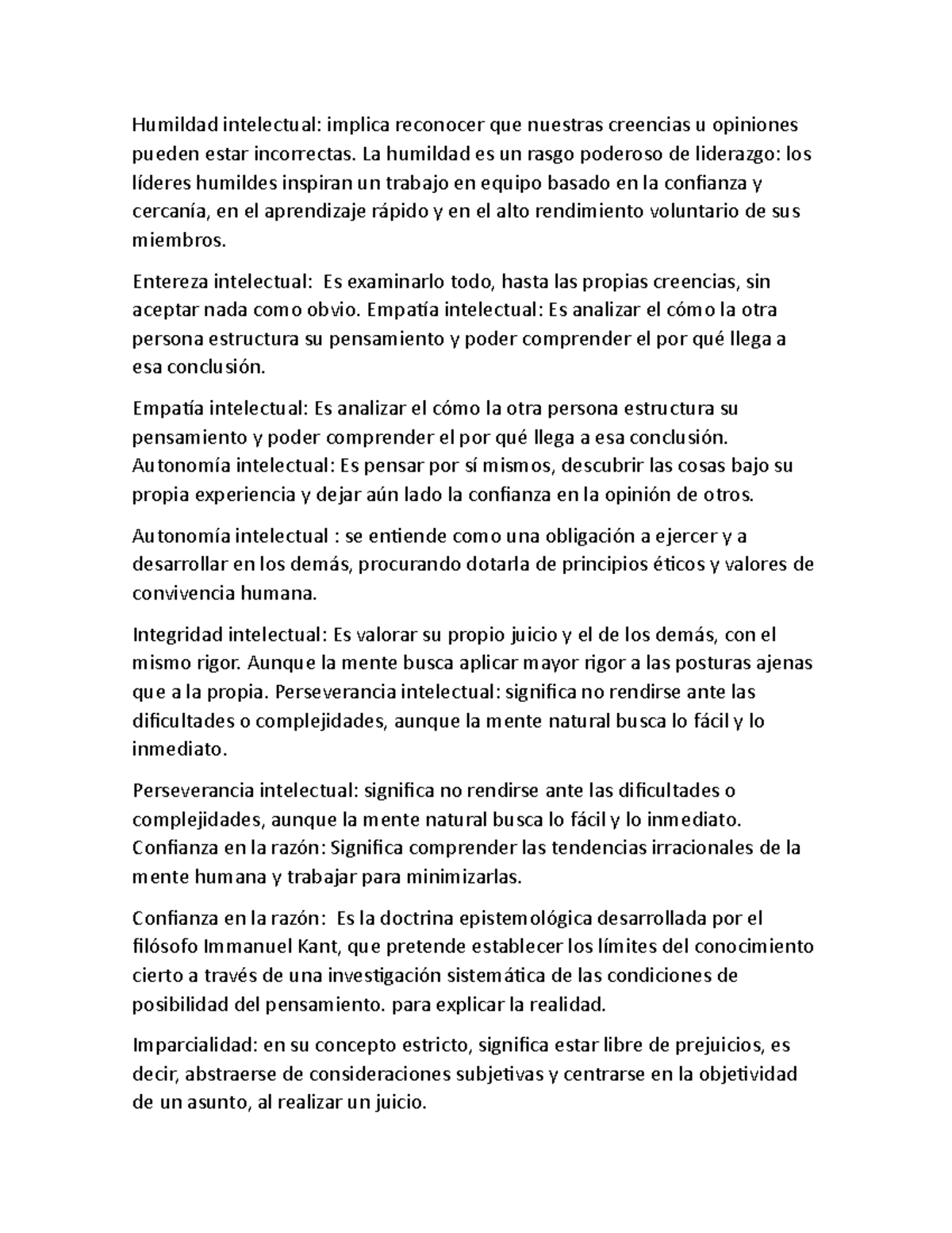 Reto 13 habilidades y valores - Humildad intelectual: implica reconocer ...