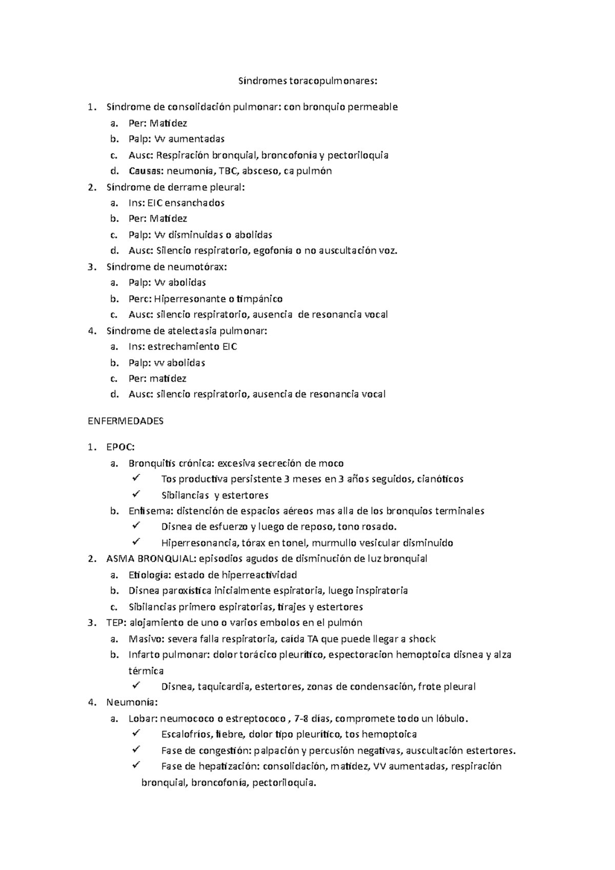 13. sd pulmonares cediel - toracopulmonares: 1. de pulmonar: con ...