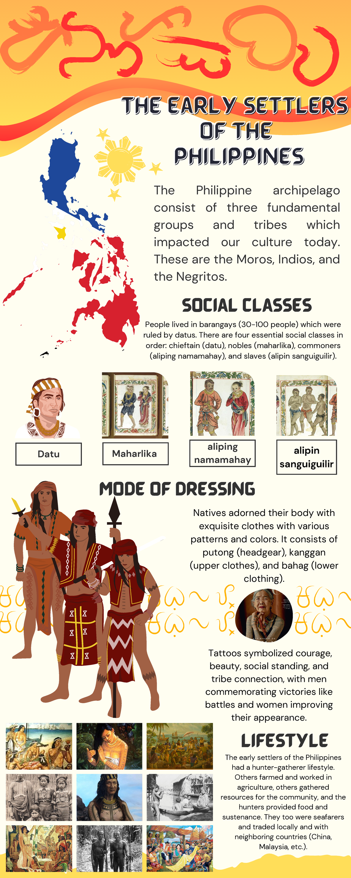 Black and Beige Simple History Baybayin Script Infographic - alipin ...