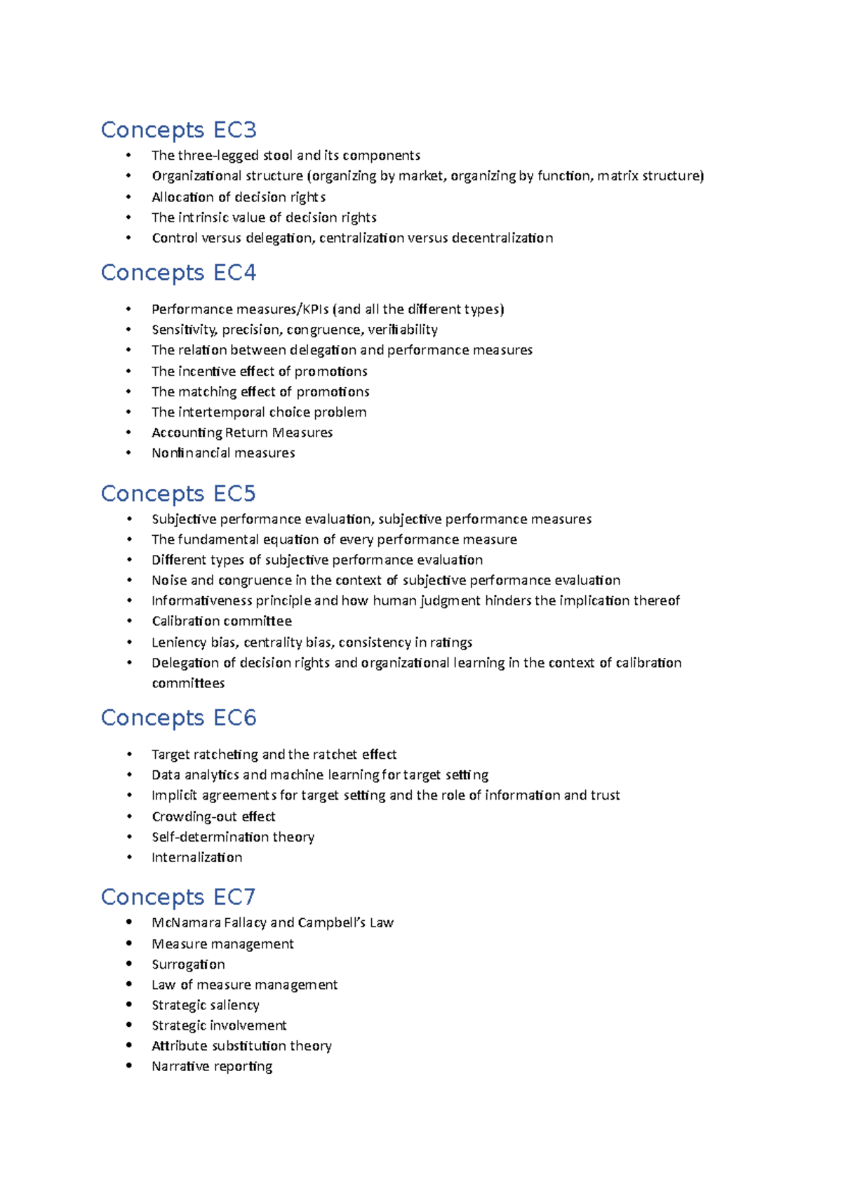 Course concepts - Concepts EC • The three-legged stool and its ...
