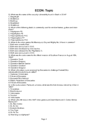 ECON251 Progress Report 1 - ECON: Final Question 1: Category ...