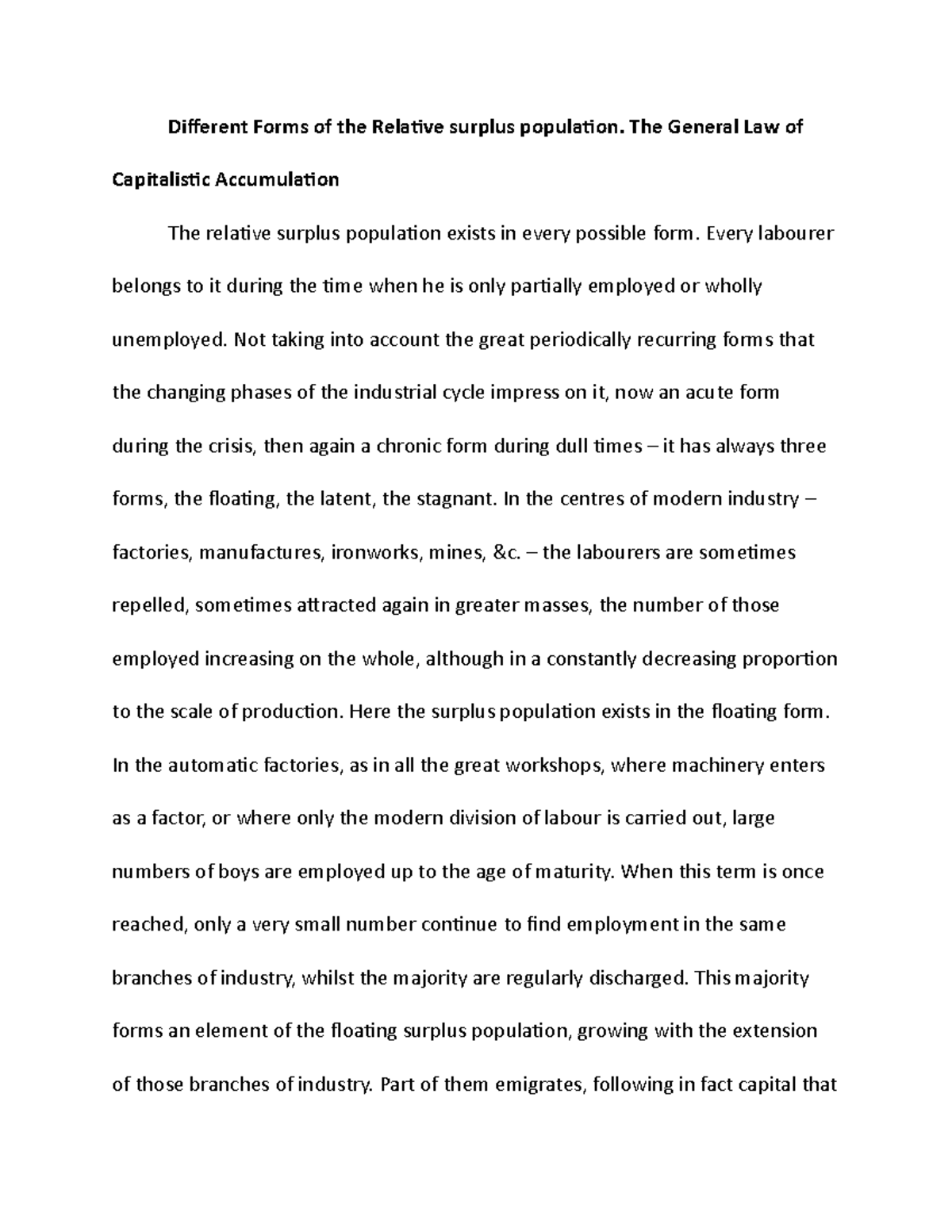 AP-SOSC-2340 General Law 4 - Different Forms of the Relative surplus ...