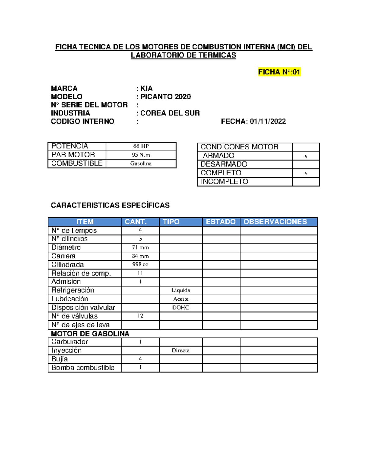 EP Ficha Tecnica MCI - hipolito - FICHA TECNICA DE LOS MOTORES DE ...